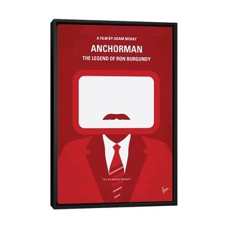 iCanvas "Anchorman Minimal Movie Poster" by Chungkong Framed - Bed Bath & Beyond - 37089813